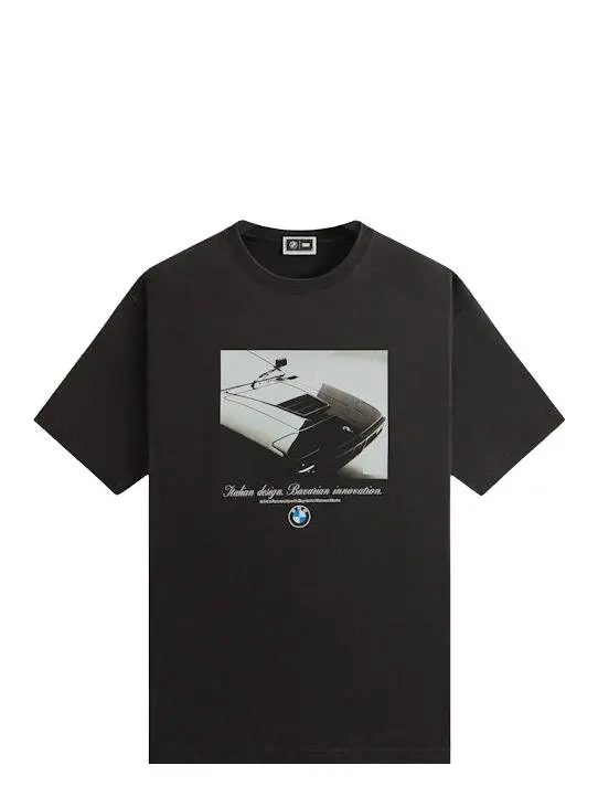 Kith X Bmw M1 Portrait Vintage Tee Shirt - Black