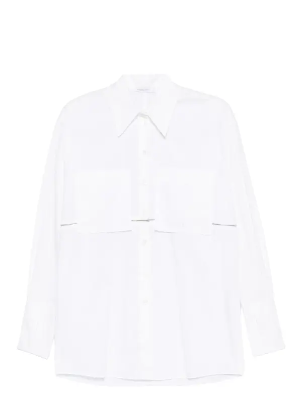 Patrizia Pepe Zipped Shirt - White
