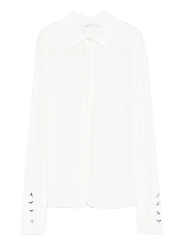 Patrizia Pepe Crepe Shirt - White