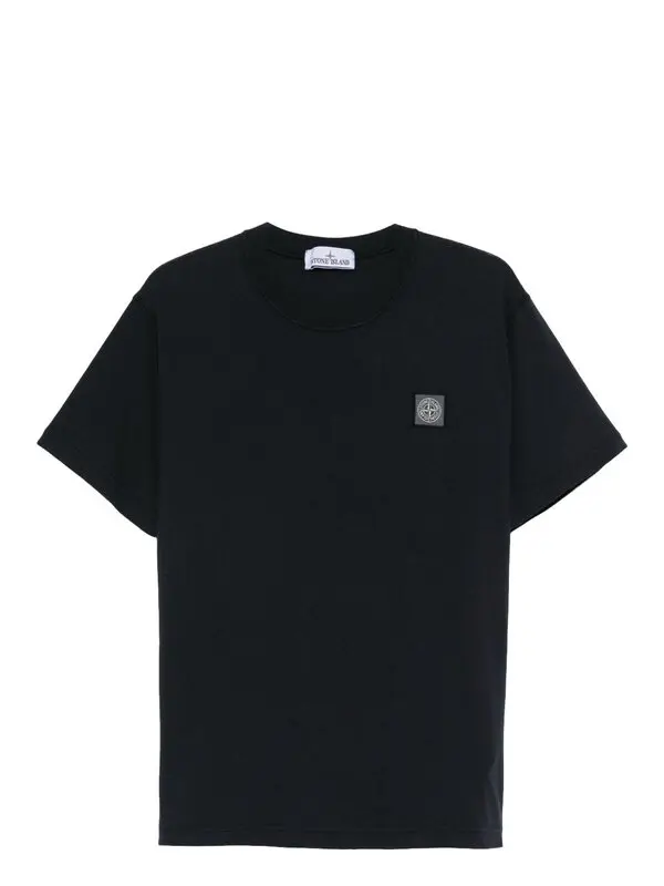 Stone Island Compass-motif T-shirt - Blue
