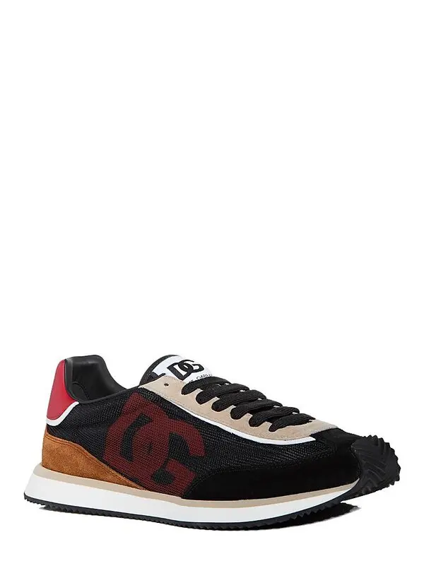 Dolce & Gabbana Low Top Sneakers - Nero/beige