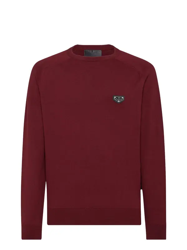 Philipp Plein Round-neck Sweater - Red