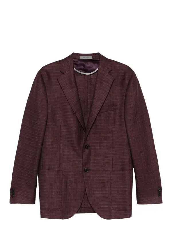 Corneliani Single-breasted Blazer - Red