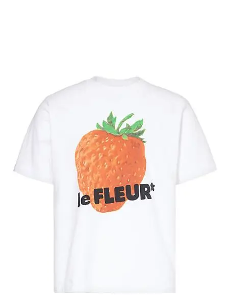 GOLF LE FLEUR Regular-fit Graphic-print Cotton-jersey T-shirt - Tbc