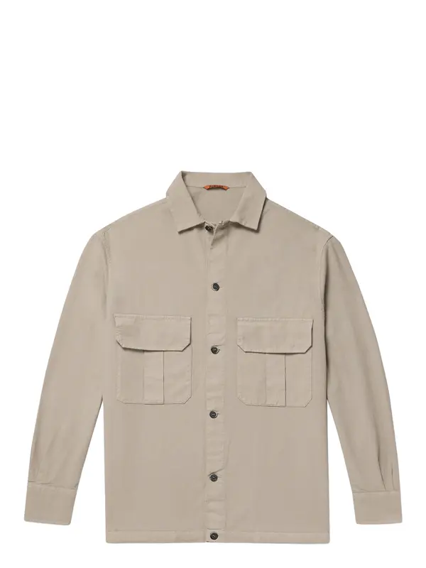 Barena Venezia Arela Cotton Overshirt - Neutrals