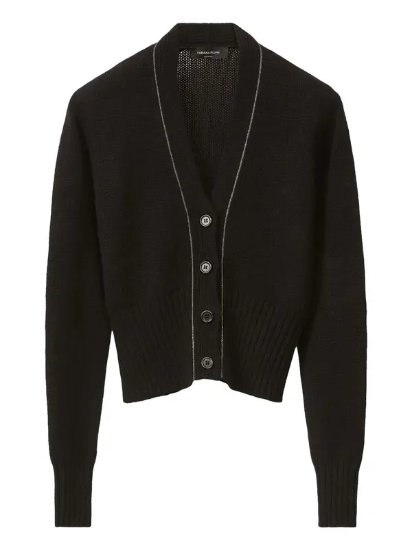 Fabiana Filippi Cashmere Cardigan - Black