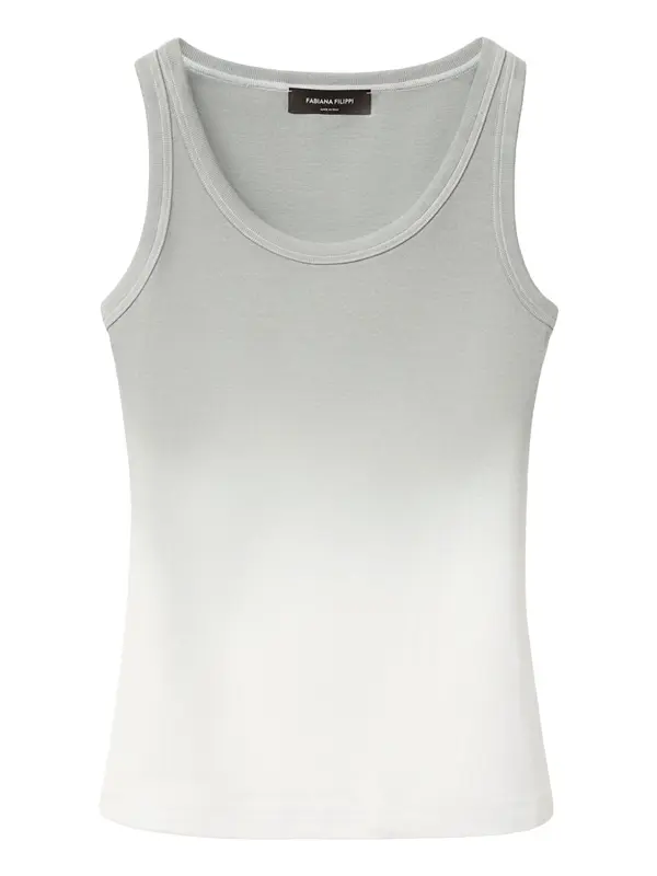 Fabiana Filippi Gradient-effect Tank Top - Grey