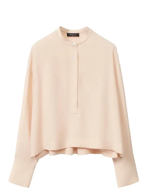Fabiana Filippi Envers Satin Shirt - Pink