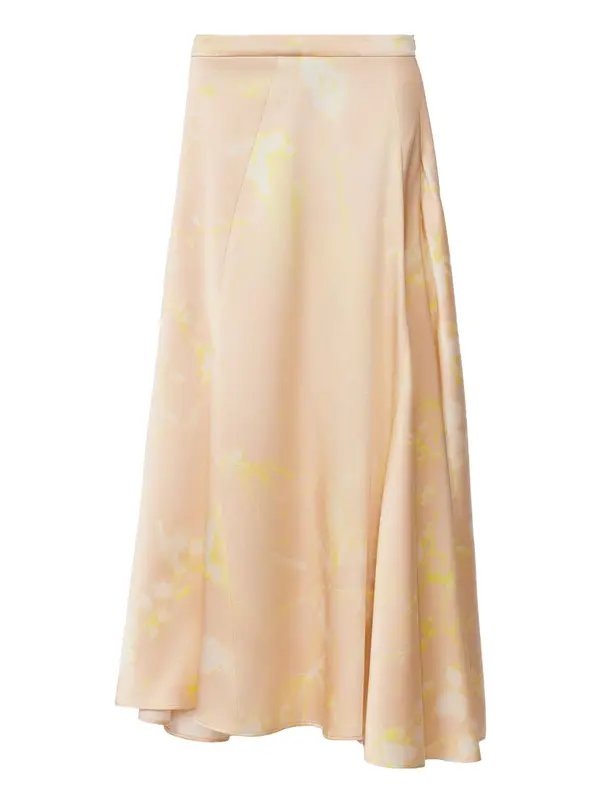 Fabiana Filippi Silk Midi Skirt - Pink