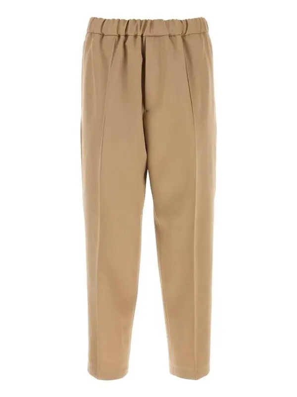 JIL SANDER Wool Pants - Brown