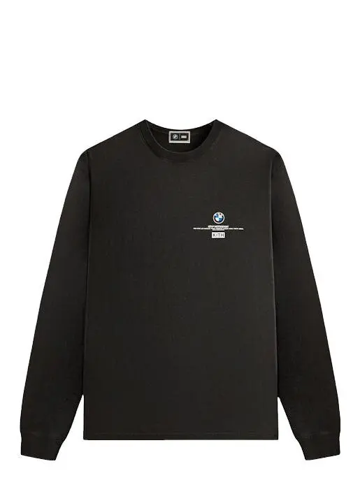 Kith X Bmw Gallery Vintage Long Sleeve Tee Shirt - Black