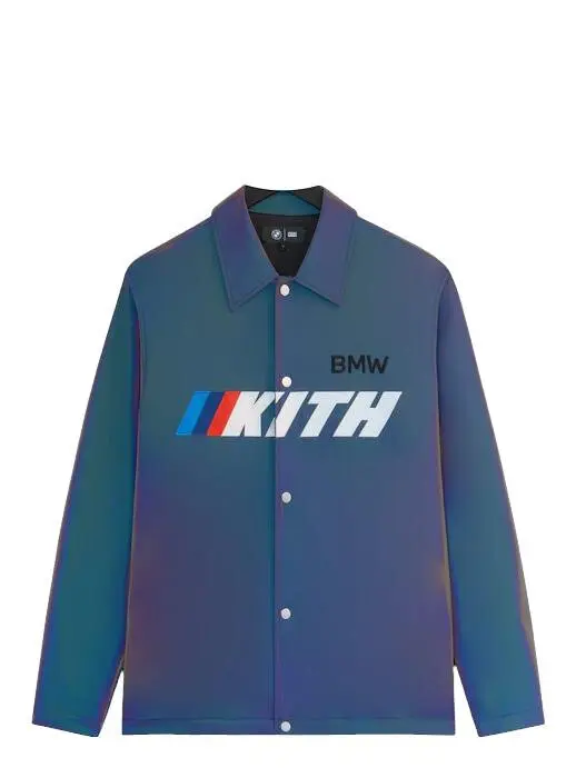 Kith X Bmw Kieran Coaches Jacket - Techno Violet