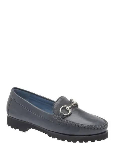 Robert Zur Soho Classic Bit Loafer - Navy