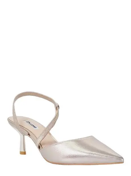 Dune London Citrus Pointed Toe Pump - Gold