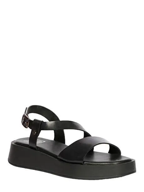 VIVI BLU Saint G Nasrin Platform Wedge Sandal - Black