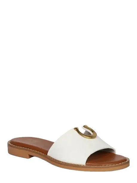 VIVI BLU Saint G Amber Slide Sandal - White