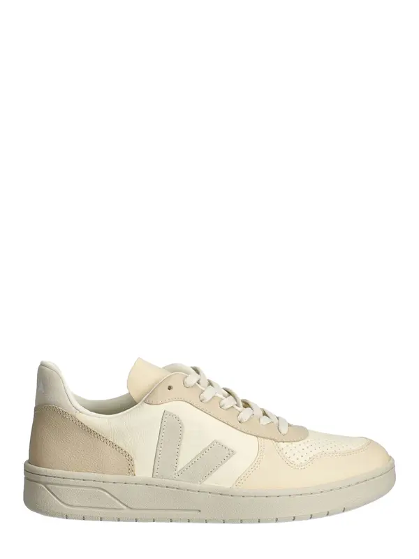 VEJA V-10 Lace Up Sneakers - Neutrals