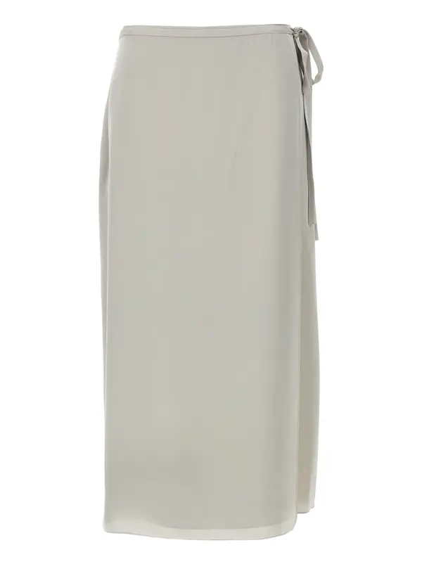 Theory Cl Wrap Skirt - Grey