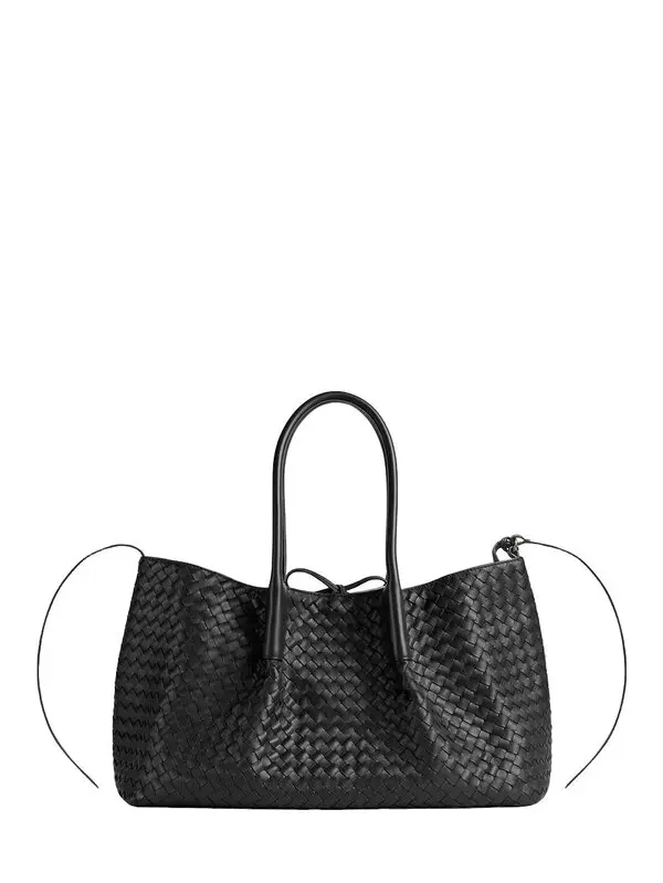 Bottega Veneta Pinacoteca Tote Bag - Black/fondant