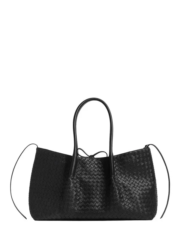 Bottega Veneta Pinacoteca Tote Bag - Black/fondant