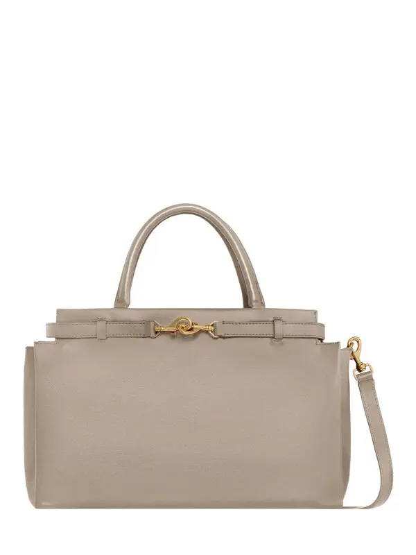 Rebecca Minkoff Insider Leather Shoulder Bag - Oyster