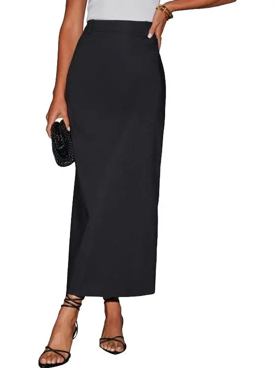 VICI Naima Pencil Midi Skirt - Black