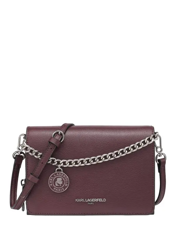 Karl Lagerfeld Paris Lourdes Crossbody - Raisin