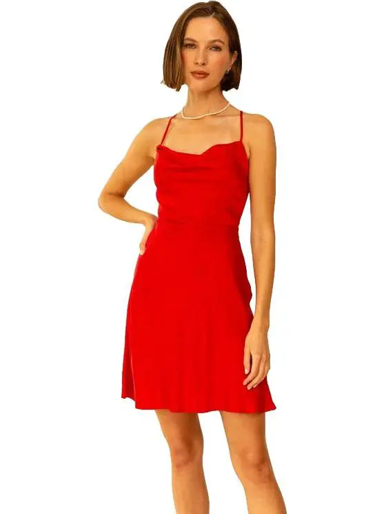 WHIMSY + ROW Zoe Mini Dress - Red