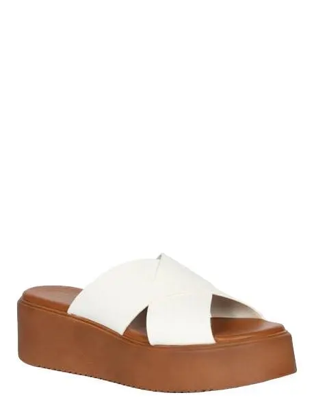 VIVI BLU Saint G Yasmin Platform Sandal - White