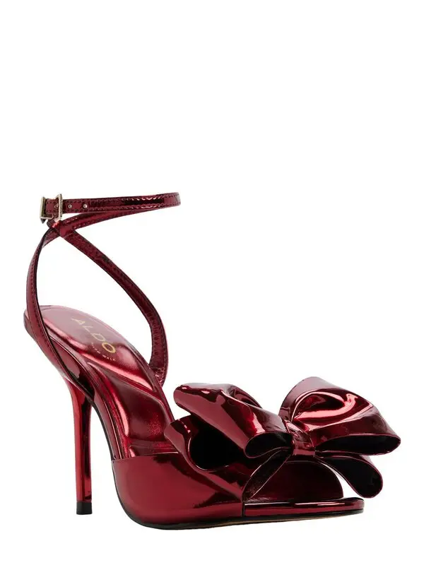 Aldo Tinsletta Ankle Strap Sandal - Medium Red