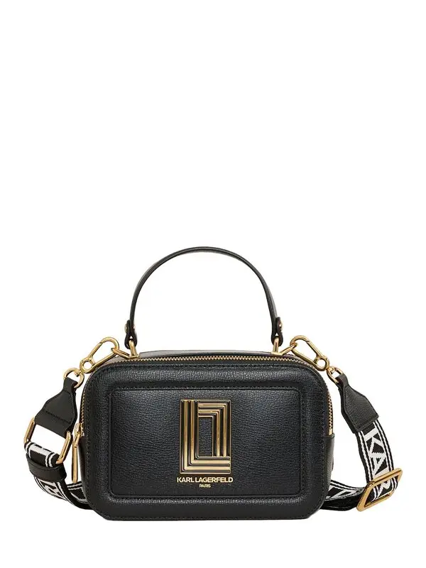 Karl Lagerfeld Paris Simone Camera Crossbody - Black