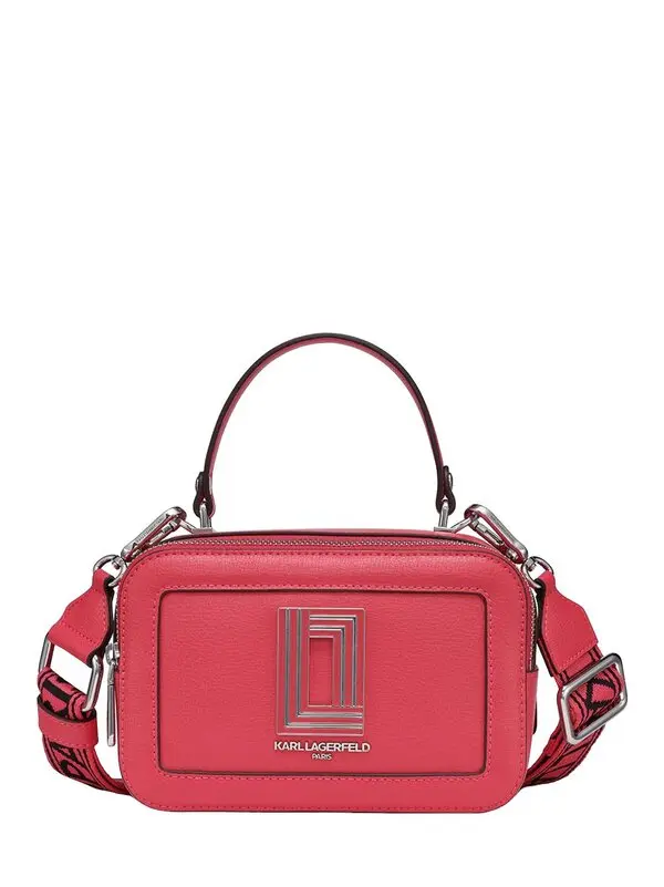 Karl Lagerfeld Paris Simone Camera Crossbody - French Rose