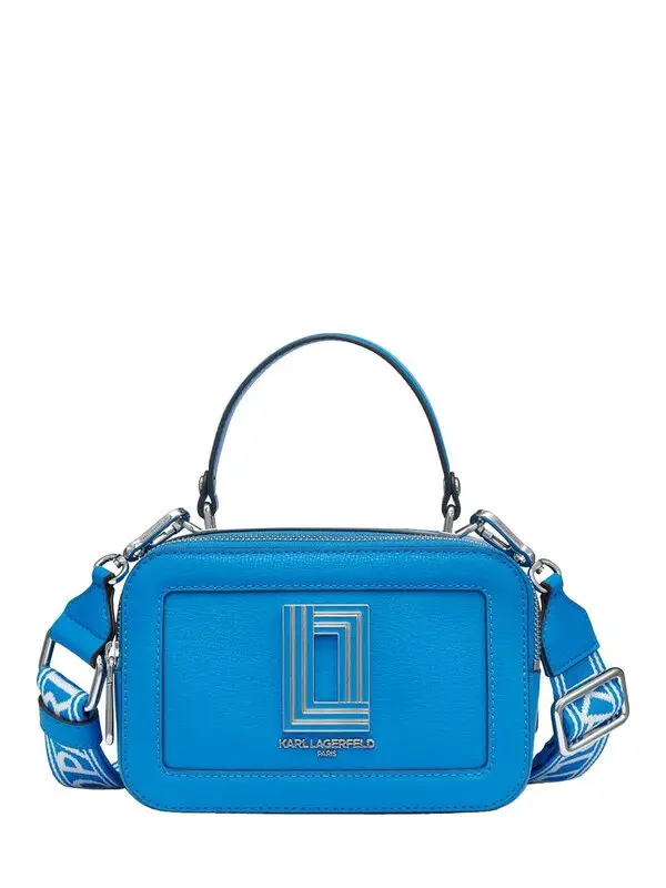 Karl Lagerfeld Paris Simone Camera Crossbody - Pathalo Blue