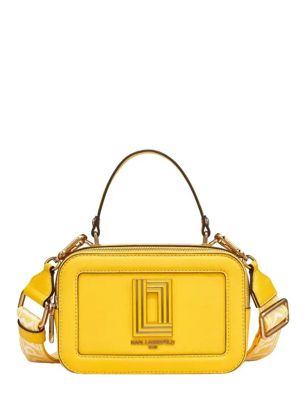 Karl Lagerfeld Paris Simone Camera Crossbody - Sunflower
