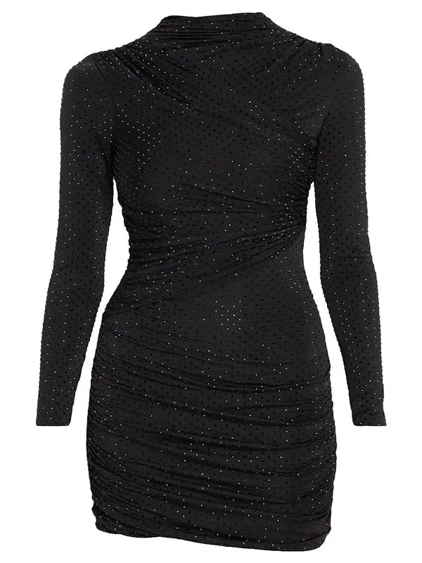 Retrofete Tana Embellished Mini Dress - Black