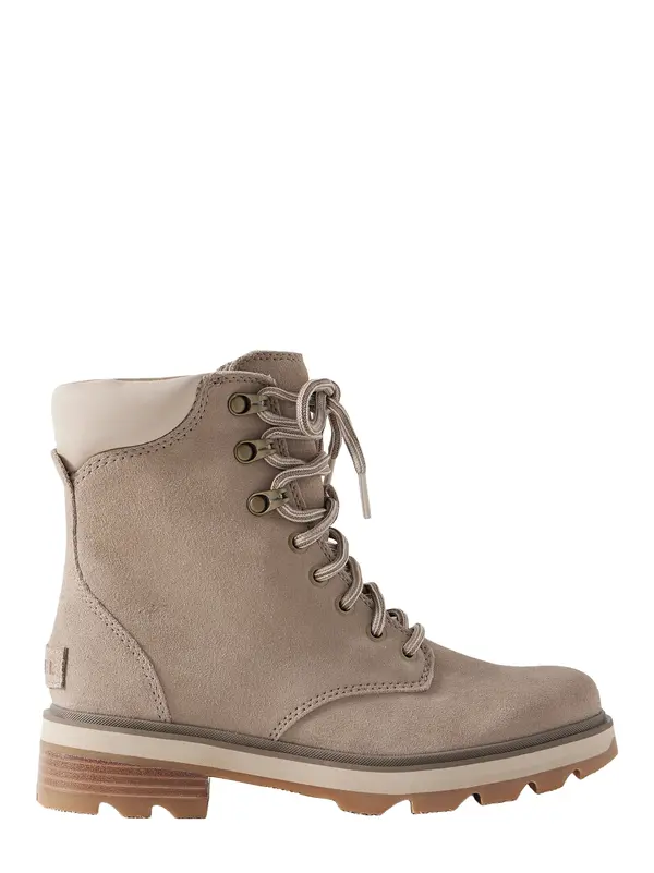 Sorel Lennox Lace Ankle Boots - Brown