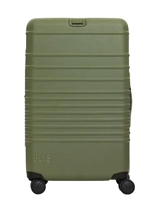 BEIS Béis The Medium Check-in Roller Suitcase - In Olive