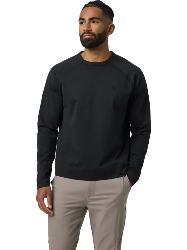 Vuori Crew Neck T-shirt - Black Heather