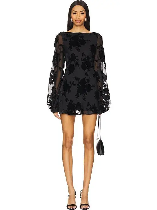 STONE COLD FOX X Stella Mini Dress - Black Multi