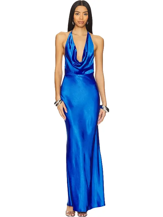 RUNAWAY THE LABEL Posey Maxi Dress - Royal