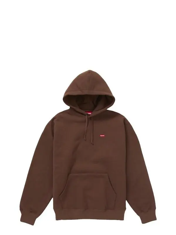 Supreme Small Box Hooded Sweatshirt - Brown