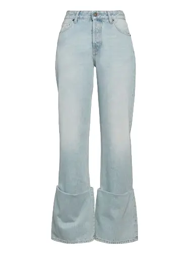 DARKPARK Straight-leg Jeans With Cuffed Hem - Blue