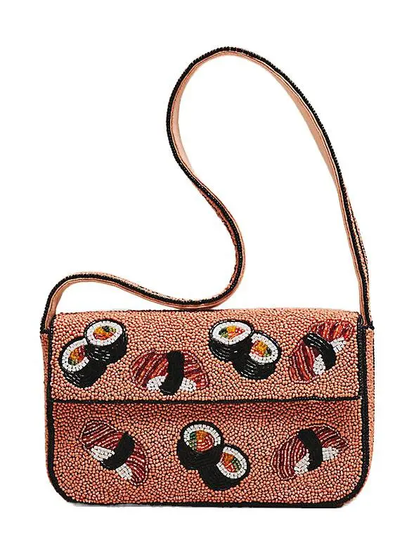 Anthropologie The Fiona Beaded Bag: Food & Drink Edition - Sushi