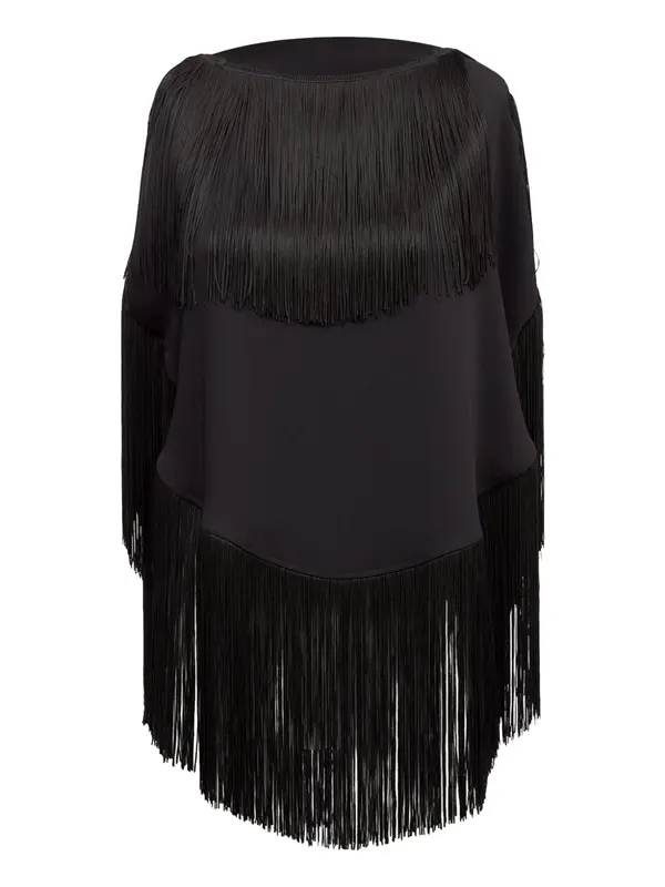 MAISON MARGIELA Fringed Top - Black