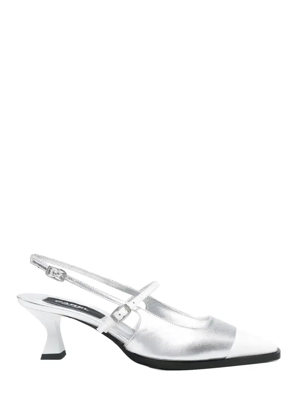 CAREL 50mm Cecile Pumps - Silver