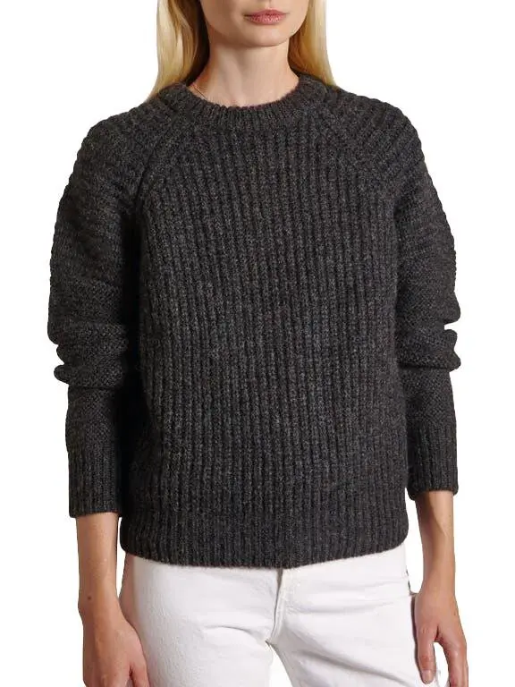 OYUN Alpaca Crew Neck Sweater - Caviar