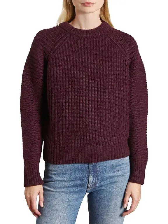 OYUN Alpaca Crew Neck Sweater - Dark Sepia