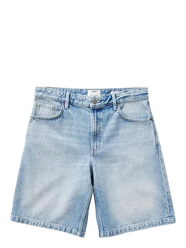 COTTON ON Baggy Denim Short - Gambino Blue