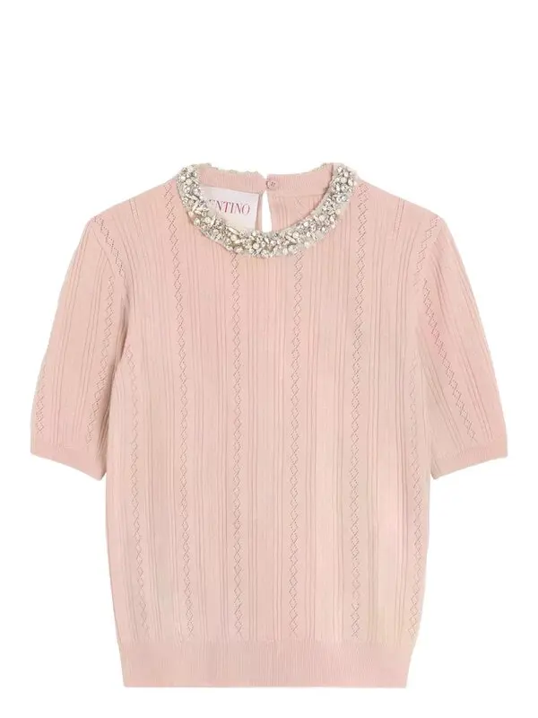 Valentino Garavani Embroidered T-shirt - Pink