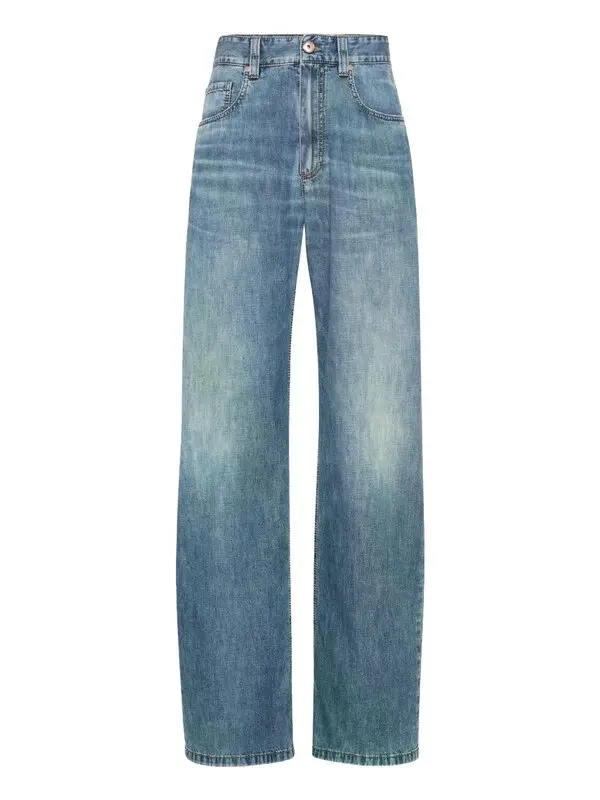 Brunello Cucinelli Boyfriend Jeans - Blue